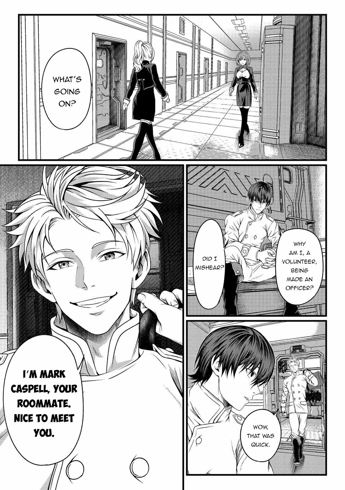 Koko wa Makasete Sakini Ike! wo shitai Shinitagari no Nozomanu Uchuu Gekokujou - Chapter 1 ...